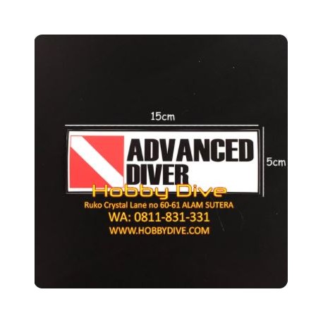 Scuba Diving Sticker Diver - Dive Flag Sticker Waterproof HD-067